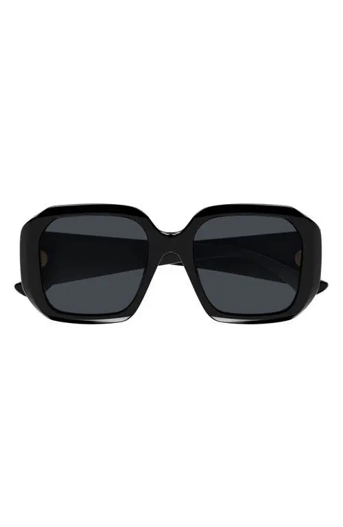 Chloé 54mm Square Sunglasses - Black