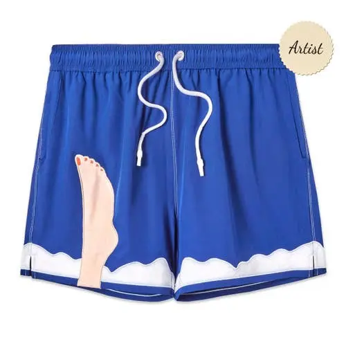 TOMBOLO Tom Wesselmann Seascape #2 Swim Trunks - Blue