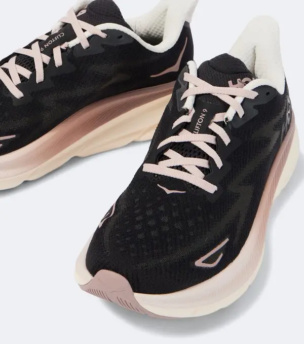 Hoka One One Clifton 9 Running Shoes - Black