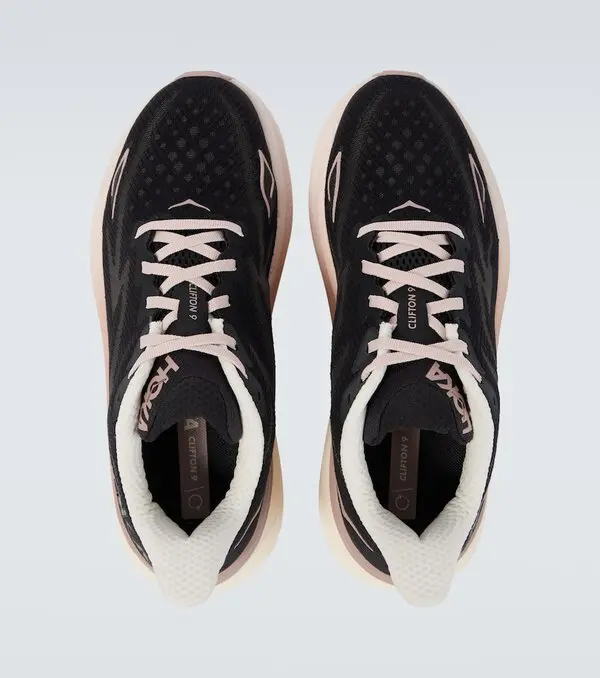 Hoka One One Clifton 9 Running Shoes - Black