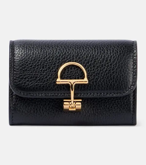 Gucci Horsebit Leather Card Case - Black