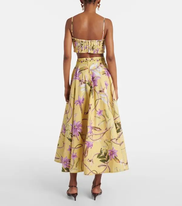Agua Bendita Morgina Floral Bustier