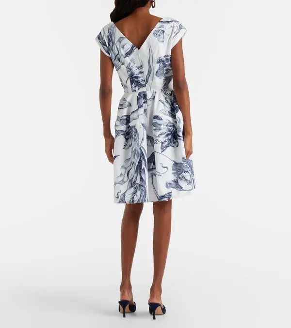Erdem Floral Cotton Minidress
