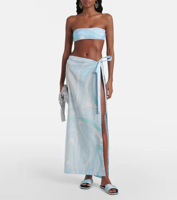 Emilio Pucci Marmo Slides - Blue