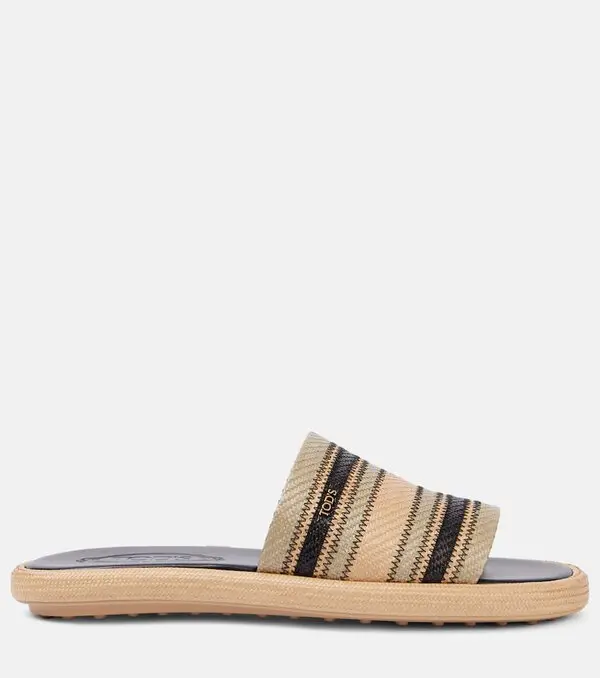 TOD'S Striped Mules