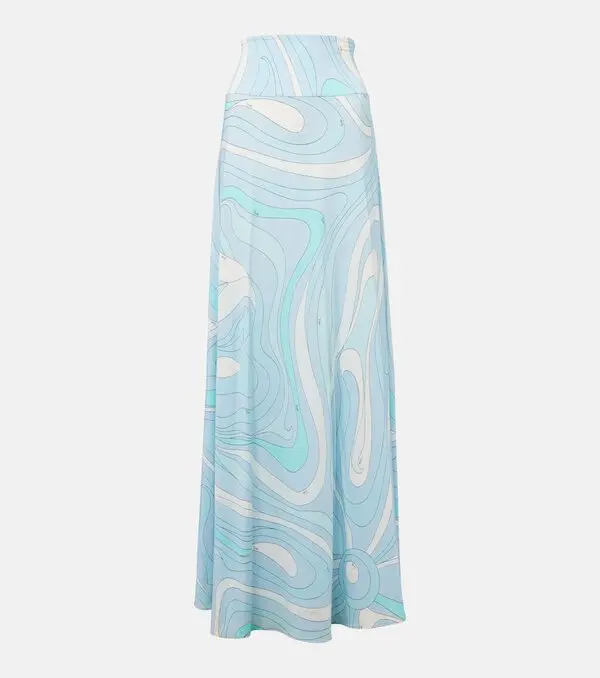 Emilio Pucci Marmo High-rise Maxi Skirt