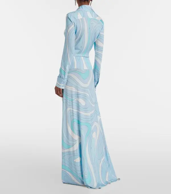 Emilio Pucci Marmo High-rise Maxi Skirt