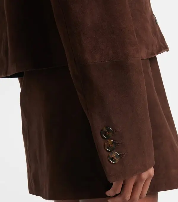 BLAZÉ MILANO Gliss Bolero Suede Jacket