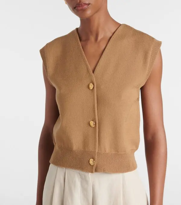 BLAZÉ MILANO Sebright Wool-blend Sweater Vest