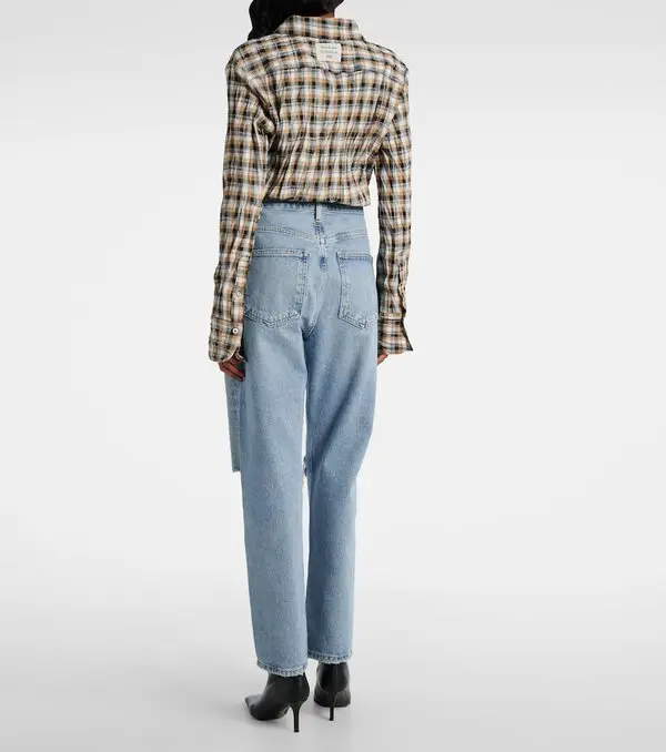 AGOLDE 90s Mid-rise Straight Jeans In Imagine Wash