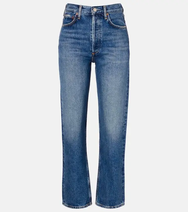 AGOLDE 90s Mid-rise Straight Jeans - Blue