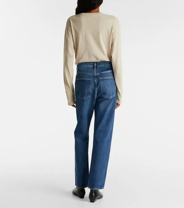 AGOLDE 90s Mid-rise Straight Jeans In Imagine Wash