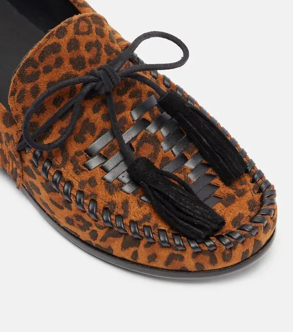 Isabel Marant Étoile Fitza Fringed Loafers - Brown