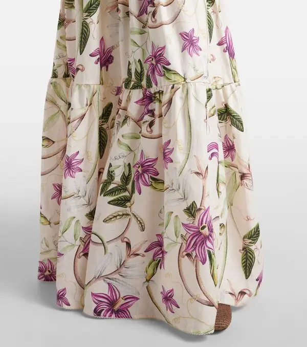 Agua Bendita Lima Printed Maxi Dress - Multicoloured