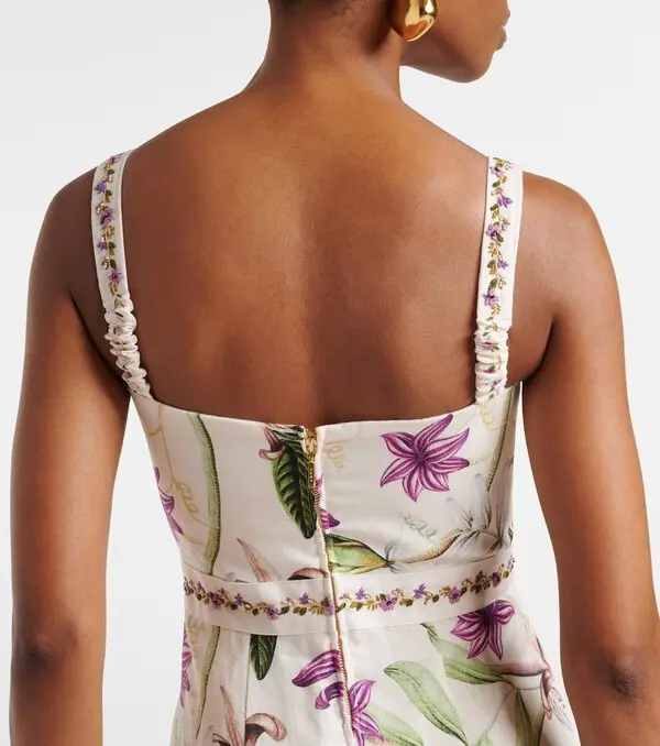 Agua Bendita Lima Printed Maxi Dress - Multicoloured