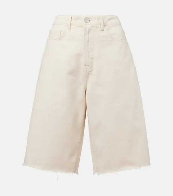 RÓHE High-rise Denim Shorts