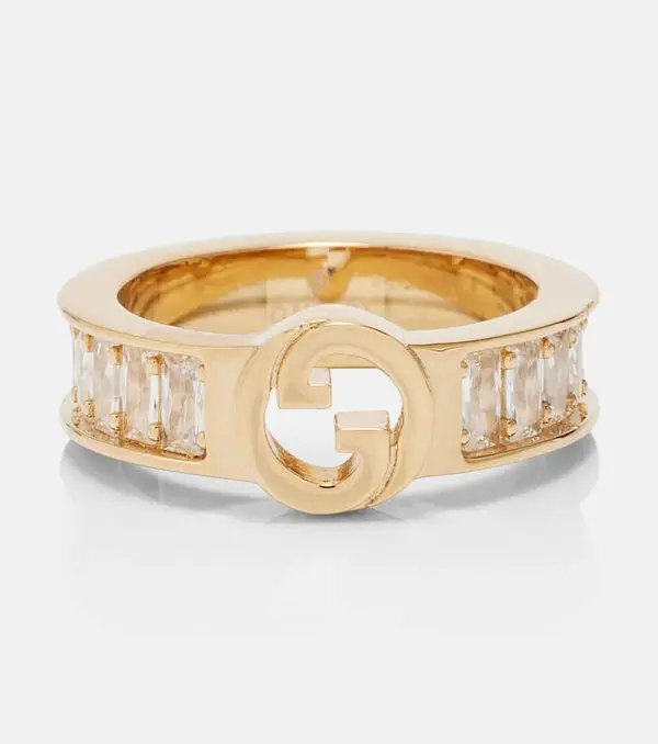 Gucci Blondie Embellished Ring - Gold