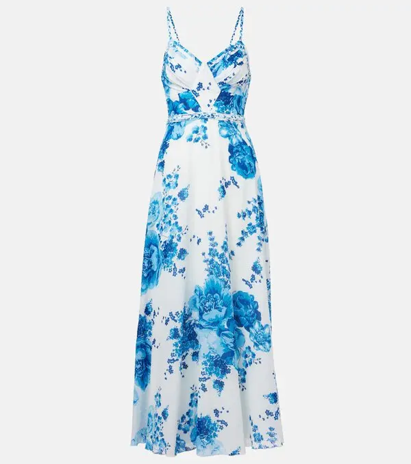 Poupette St Barth Cara Maxi Dress - Blue