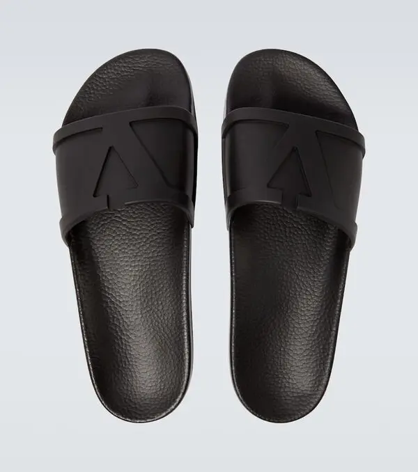 Valentino Garavani Vlogo Slides - Black