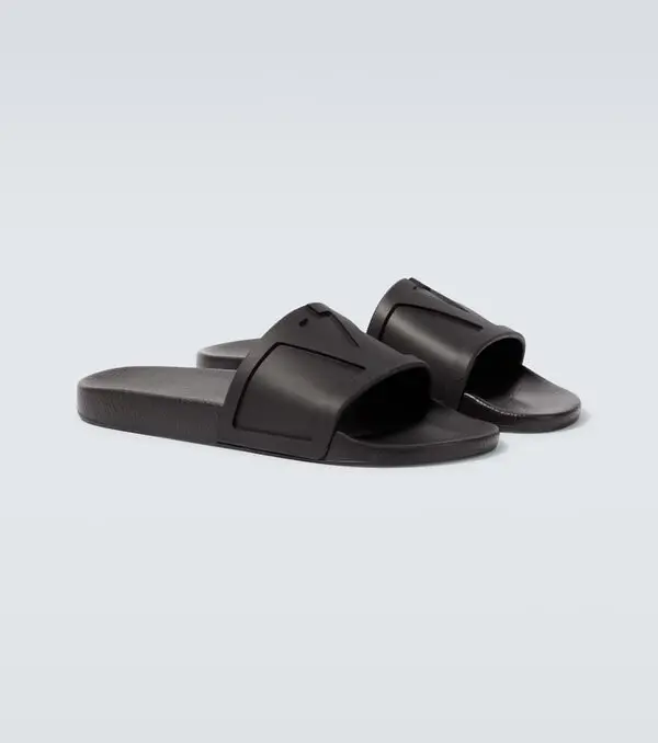 Valentino Garavani Vlogo Slides - Black