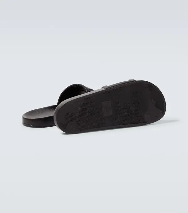 Valentino Garavani Vlogo Slides - Black