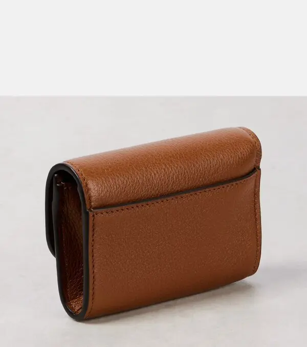 Gucci Softbit Leather Card Case - Brown