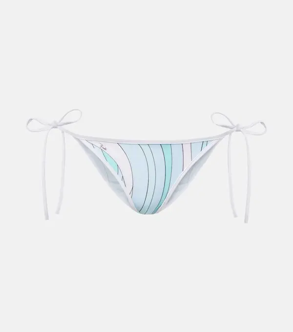 Emilio Pucci Marmo Bikini Bottoms - Blue