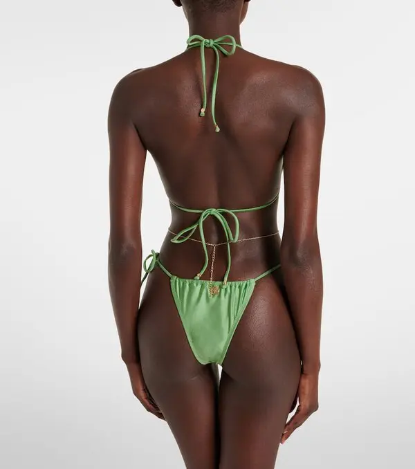 BANANHOT Chain Bikini Bottoms - Green