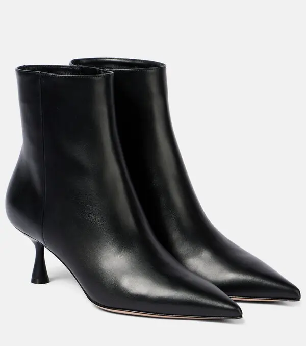 GIANVITO ROSSI Leather Ankle Boots