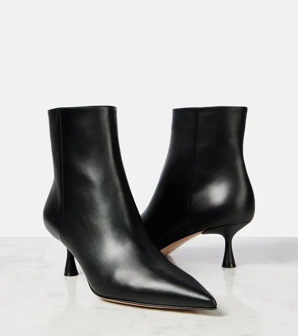 GIANVITO ROSSI Leather Ankle Boots