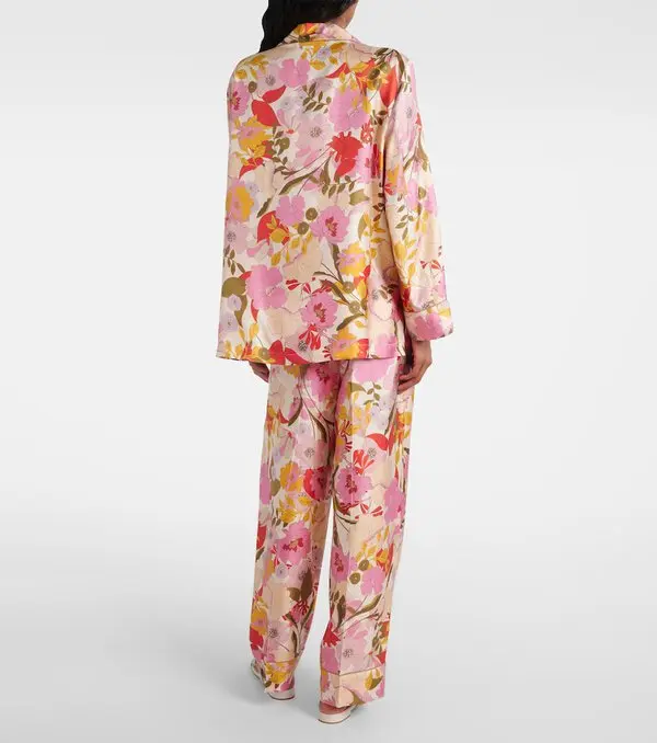 Max Mara Alan Floral Silk Shirt