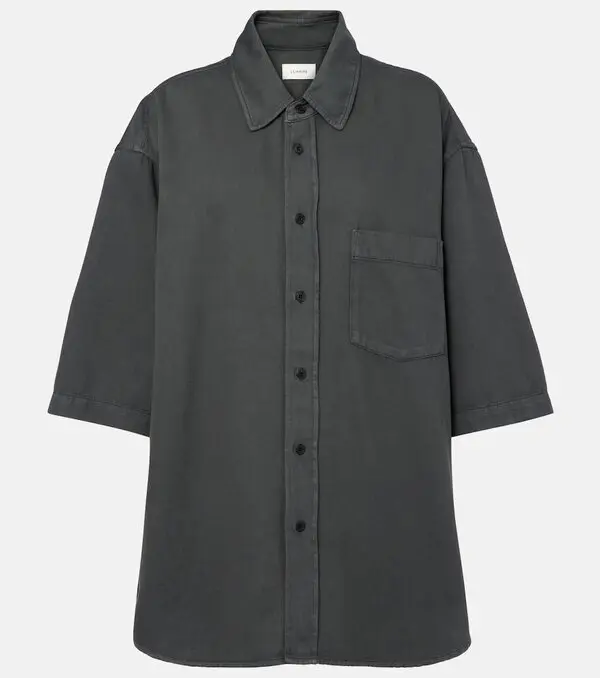 LEMAIRE Oversized Denim Shirt - Grey