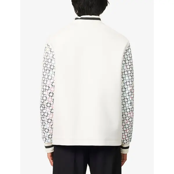 Givenchy Monogram Varsity Wool-blend Bomber Jacket