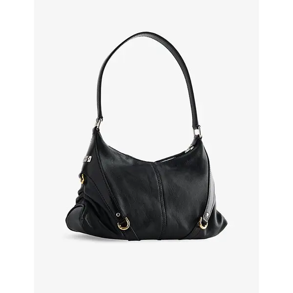 Givenchy Voyou Harness Medium Leather Shoulder Bag