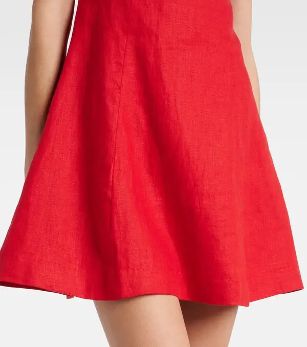 Faithfull The Brand Felice Linen Minidress