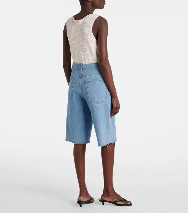 RÓHE Oversized Denim Shorts