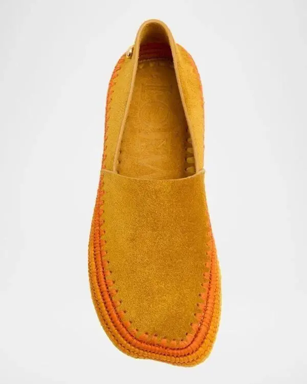 Loewe Rio Suede Espadrilles - Orange