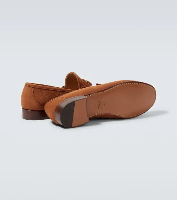Valentino Garavani Vlogo Leather Loafers - Brown