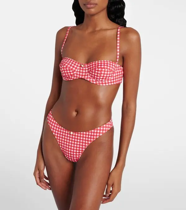 BANANHOT Lenny Gingham Bikini Bottoms