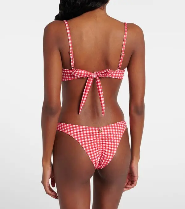 BANANHOT Lenny Gingham Bikini Bottoms