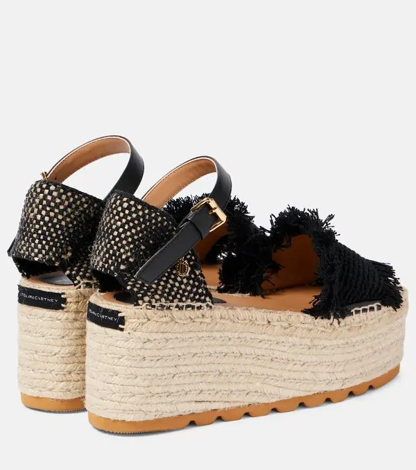 Stella McCartney Gaia Platform Espadrille Sandals