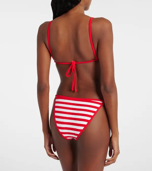 Jade Swim Striped Bikini Bottoms