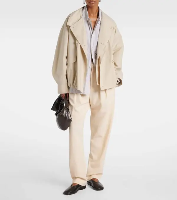 LEMAIRE Wool-blend Gabardine Tapered Trousers