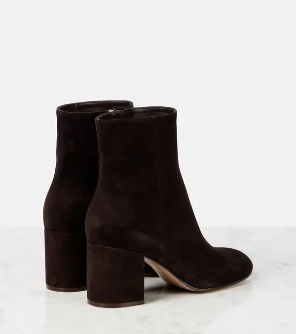 GIANVITO ROSSI Joelle 70 Suede Ankle Boots