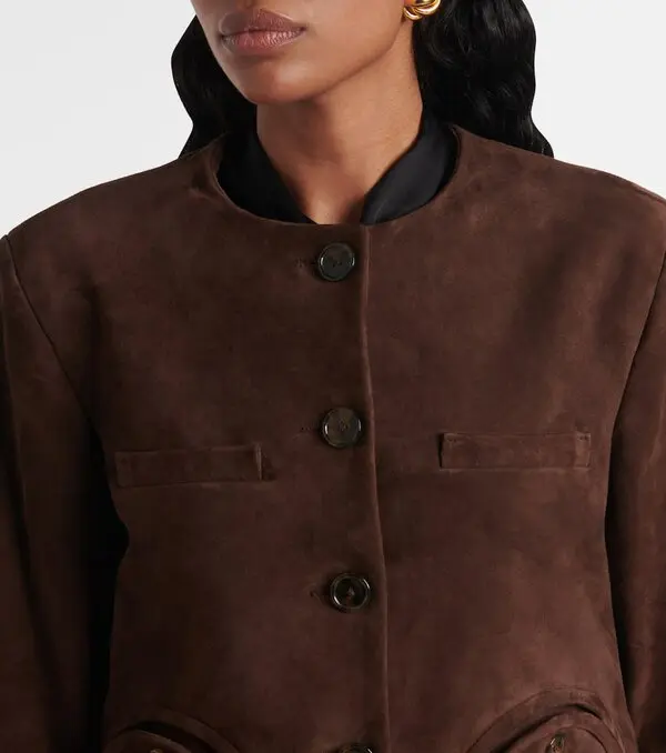 BLAZÉ MILANO Gliss Bolero Suede Jacket