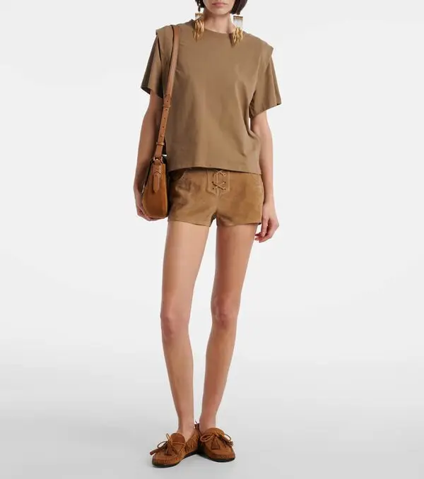 Isabel Marant Étoile Fitza Fringed Suede Loafers - Brown