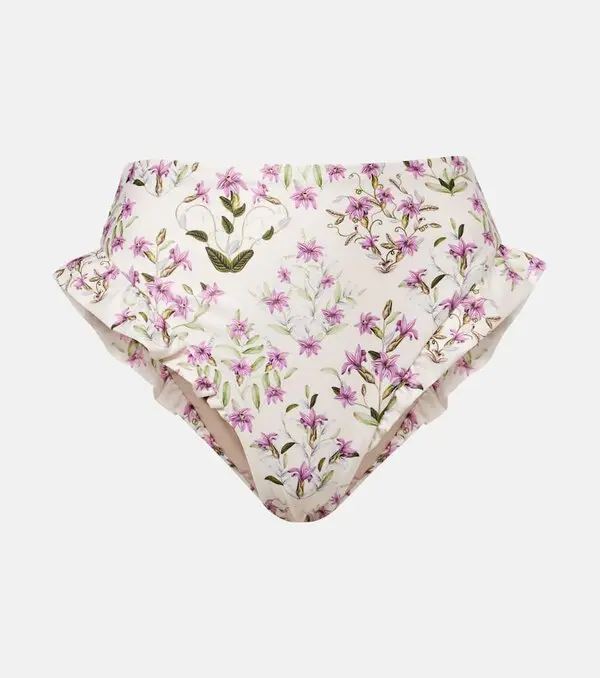 Agua Bendita Jengibre Floral Bikini Bottom - Multicoloured
