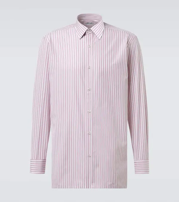 Charvet Striped Cotton Poplin Shirt