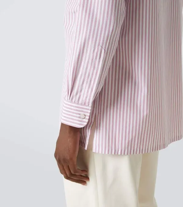 Charvet Striped Cotton Poplin Shirt