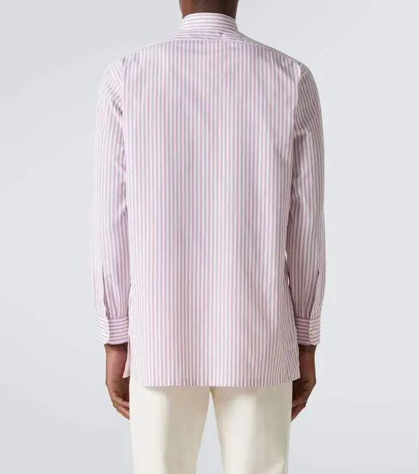 Charvet Striped Cotton Poplin Shirt